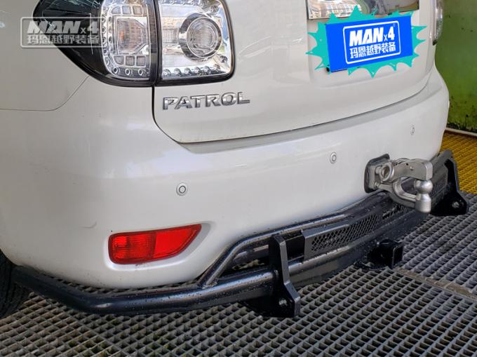 Heavy Duty Rear Winch Bumper Bull Bar Patrol Y62 2014-2017