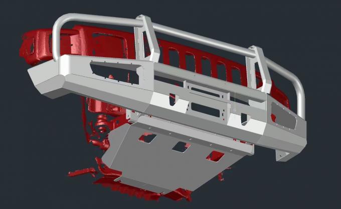 High Durability Black Back Bumper winch bumper 4x4 bull bar for hummer H3