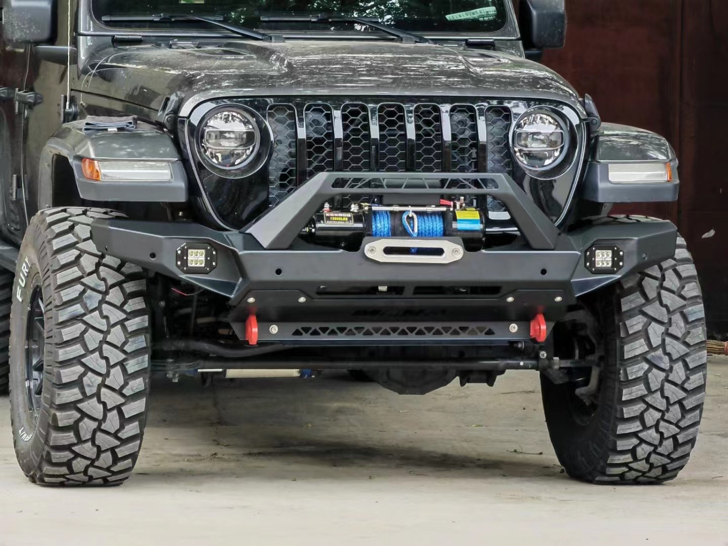 Powder Coating 4x4 Bumper With Easy To Install For Jeep Gladiator